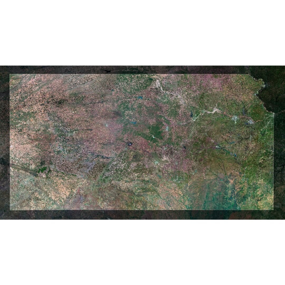 Buy Kansas Satellite Map – Ideal for Education, Decor, and Gifts