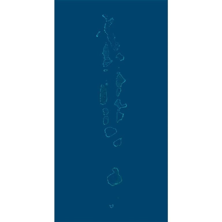 Buy Maldives Satellite Map – Ideal for Education, Decor, and Gifts