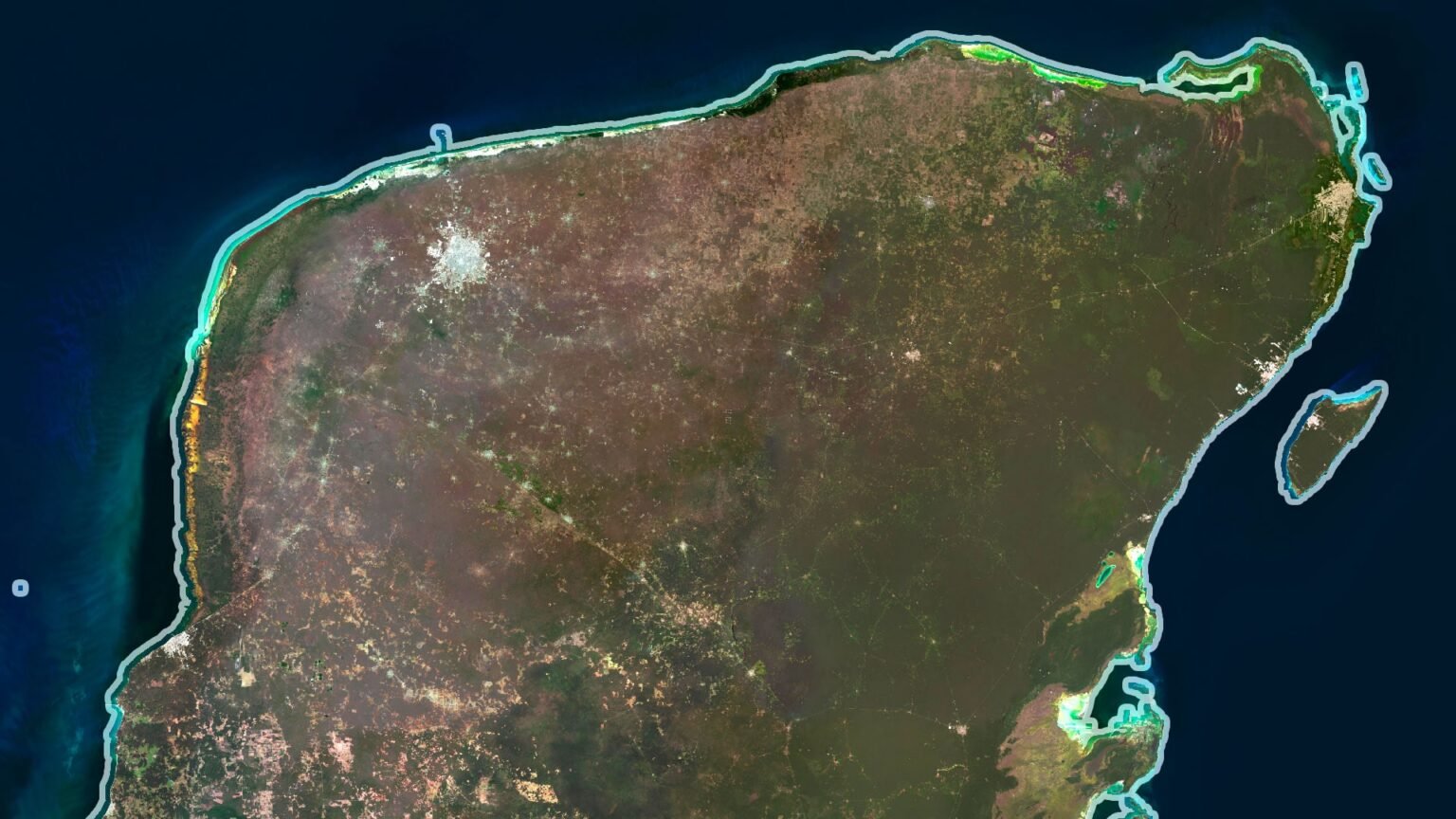 Buy Mexico Satellite Map – Ideal for Education, Decor, and Gifts