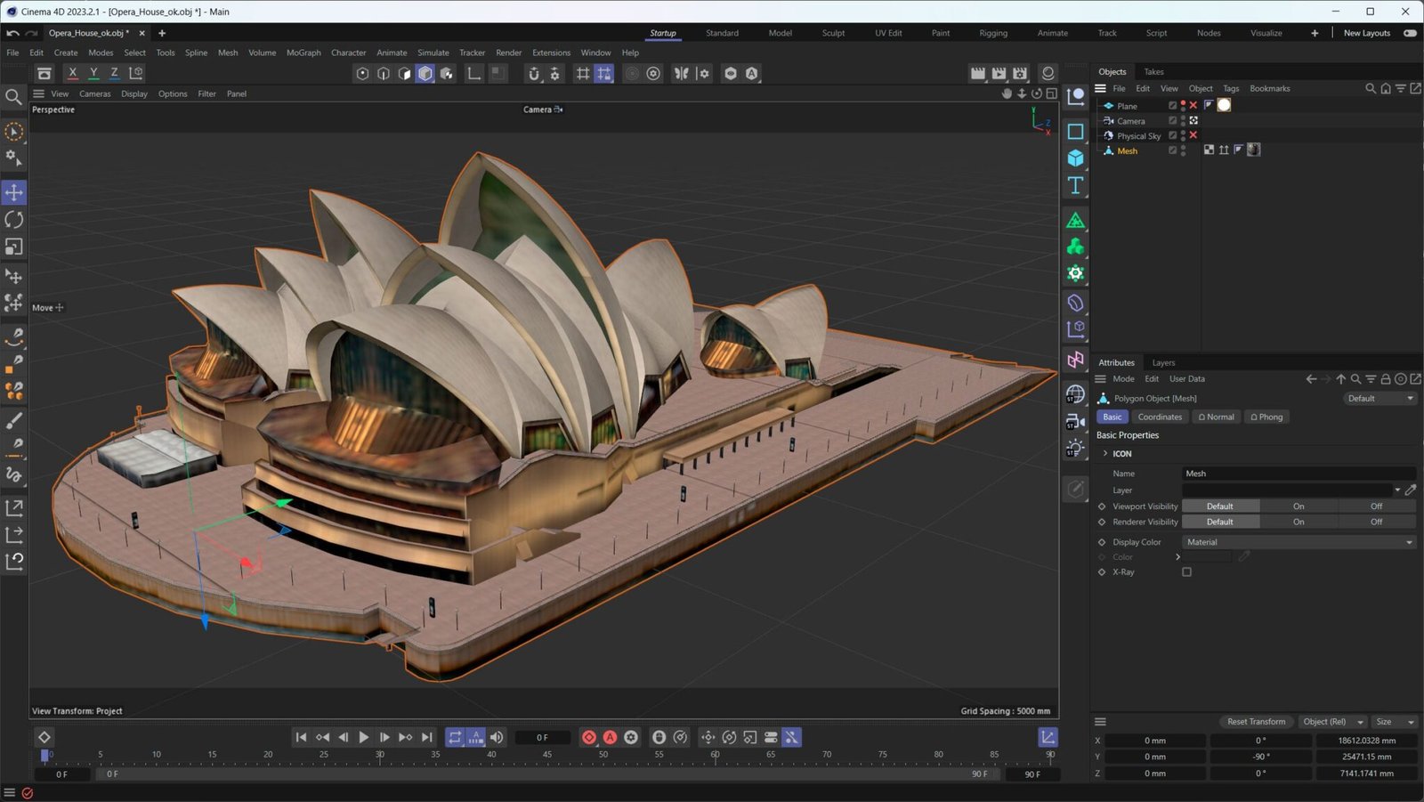 Sydney Opera House 3D Model – High-Quality Rendering Asset