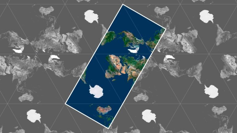 High-Resolution AuthaGraph World Map for Print & Design